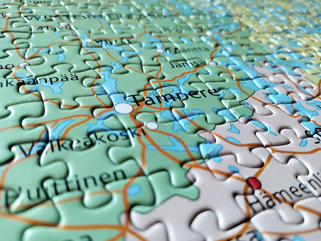 Map of Finland – Puzzle Lovers